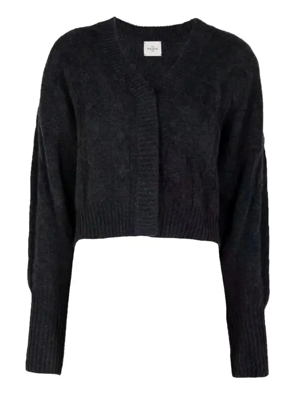 Le Kasha Beaulieu Cable-knit Cardigan - Blue
