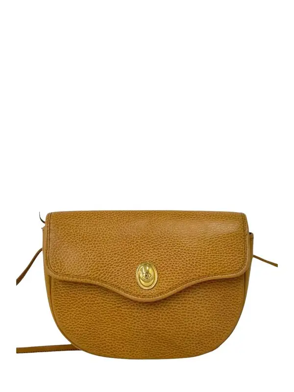 Dior 20th Century Pebbled Leather Crossbody Bag - Brown