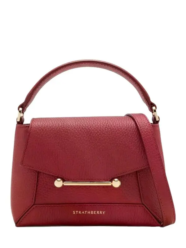 Strathberry Nano Mosaic Mini Bag - Red