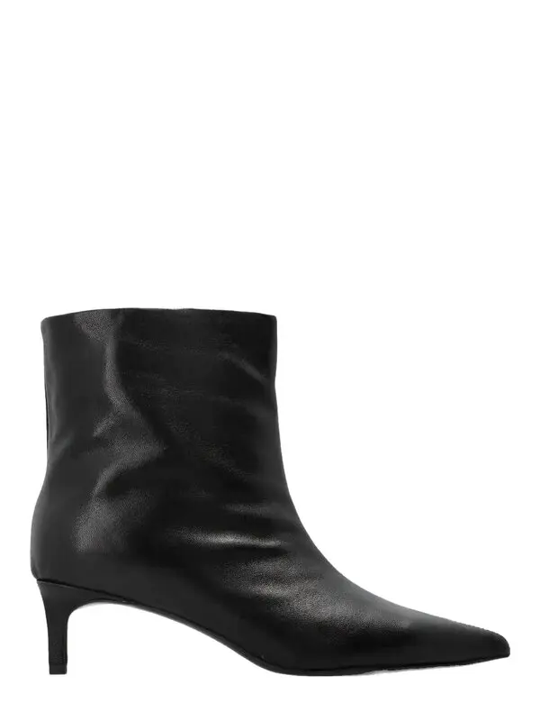BLACK SUEDE STUDIO Trina 50 Pointed-toe Ankle Boots - Black