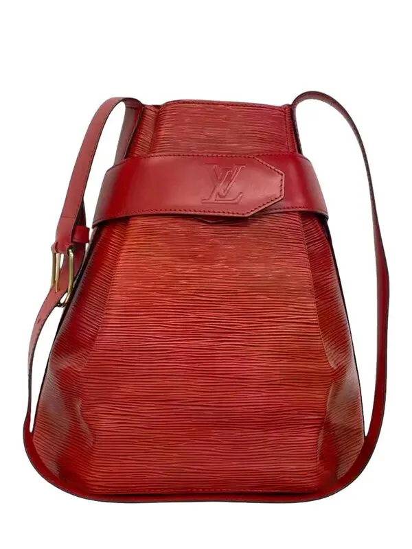 LOUIS VUITTON 1996 Epi Sac D Epaule Bucket Bag - Red