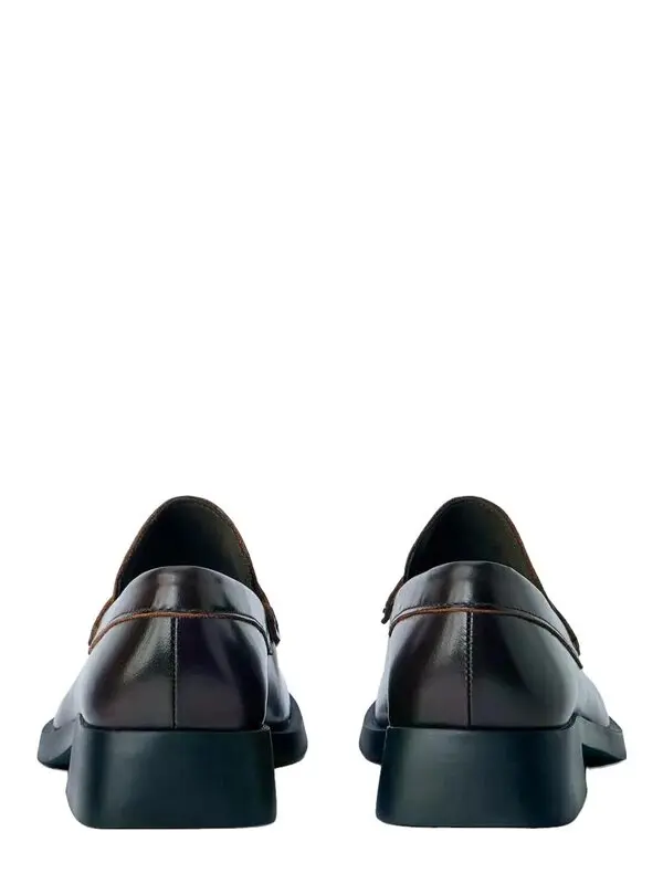 Camper Square-toe Loafers - Brown
