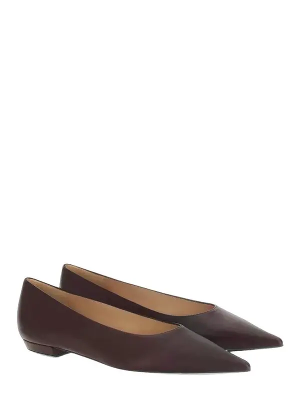 GIANVITO ROSSI Sofia Ballerinas - Red