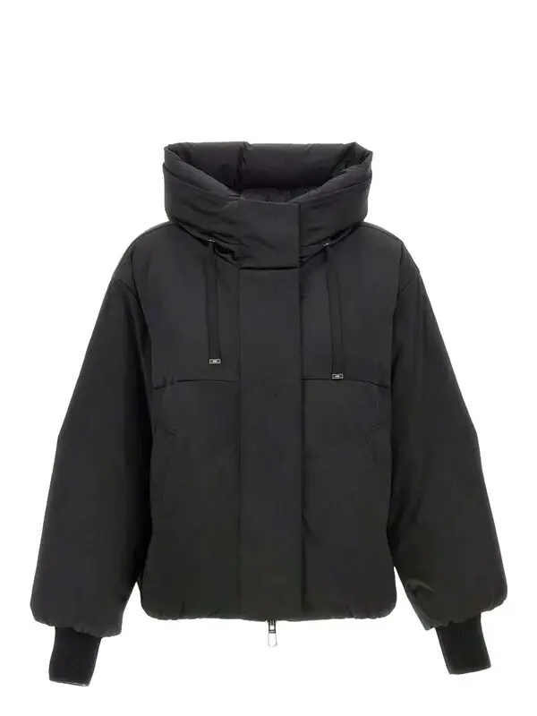 DUNO Giada Mestre Oversized Drawstring-hood Down Jacket - Black