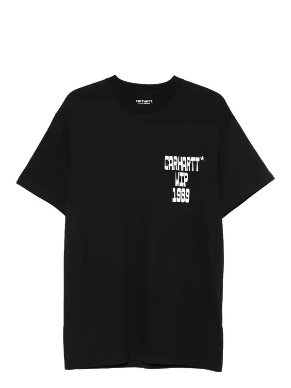 Carhartt Work In Progress Blocks Logo-print T-shirt - Black