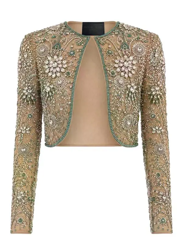 Philipp Plein Crystal-embellished Jacket - Neutrals