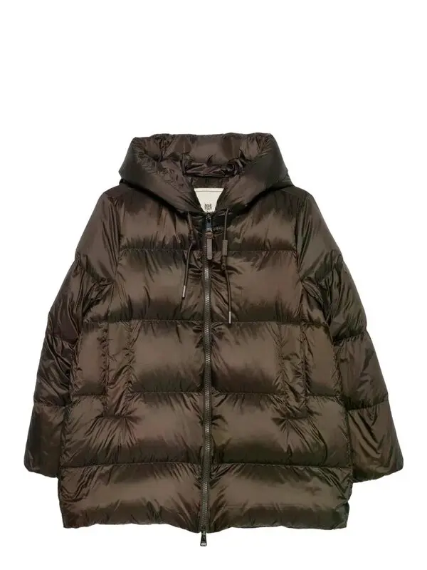 MABRUN Fatima Hooded Coat - Brown