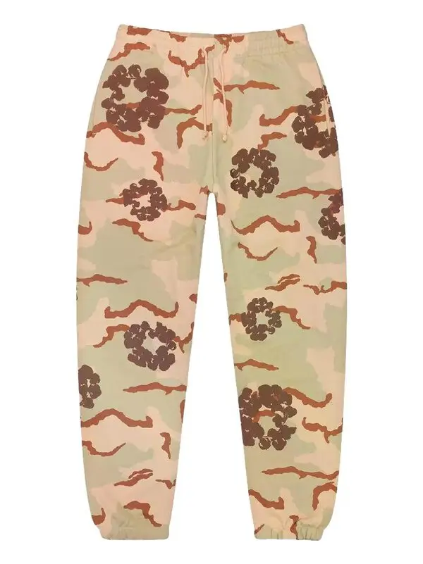 DENIM TEARS Camo Wreath Track Pants - Brown