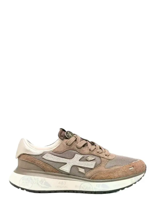 Premiata Lauryn Logo-patch Sneakers - Brown