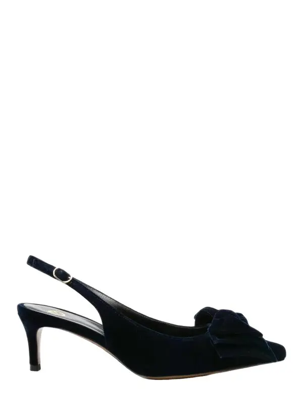 Roberto Festa Bow-detail Slingback Pumps - Blue