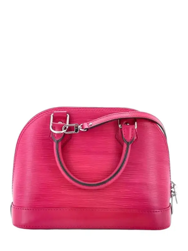 LOUIS VUITTON Alma Handbag Epi Leather Bb Satchel - Pink