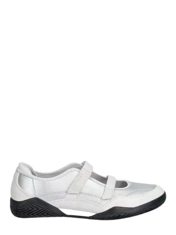 Sketchers Zinger Evo Zen Daze Touch-strap Ballet Flats - Silver