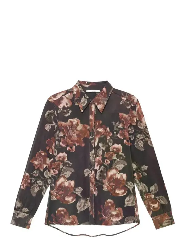 Malìparmi Floral-print Shirt - Brown