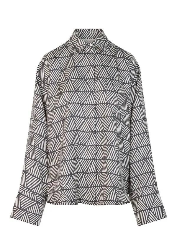 HEIRLOME X A. Morales Basket Silk Shirt - Multi