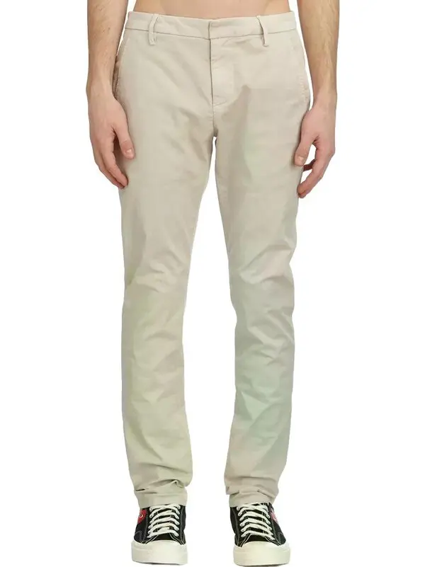 DONDUP Cotton Trousers - Neutrals