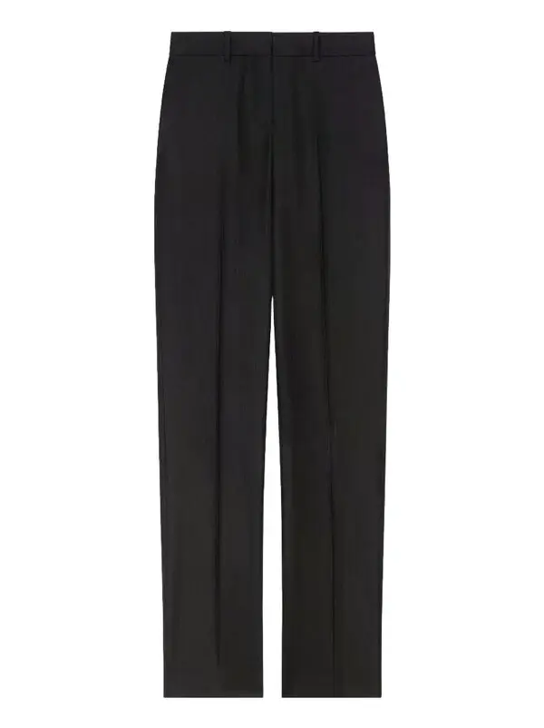 Givenchy Striped Skinny Pants In Wool - Grey