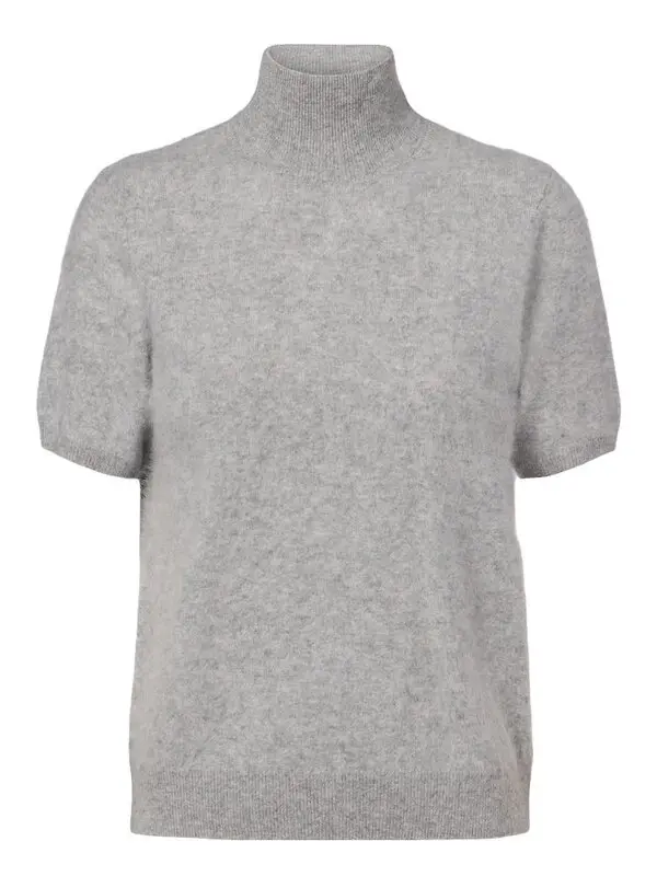 Max Mara Wool Turtleneck Sweater - Grey