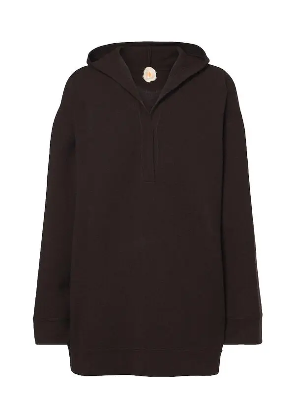 Jardin Des Orangers Hooded Wool And Cashmere Sweater - Brown