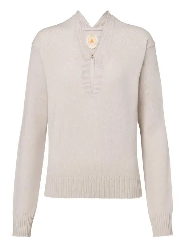 Jardin Des Orangers Wool And Cashmere Sweater - Beige