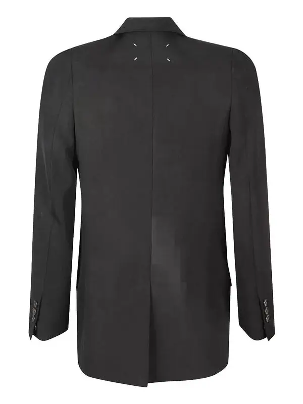 MAISON MARGIELA Double-breasted Wool Jacket - Black