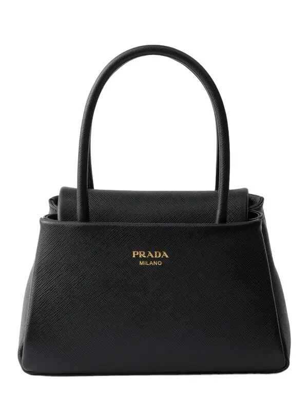 Prada Passage Saffiano Leather Mini Handbag - Black