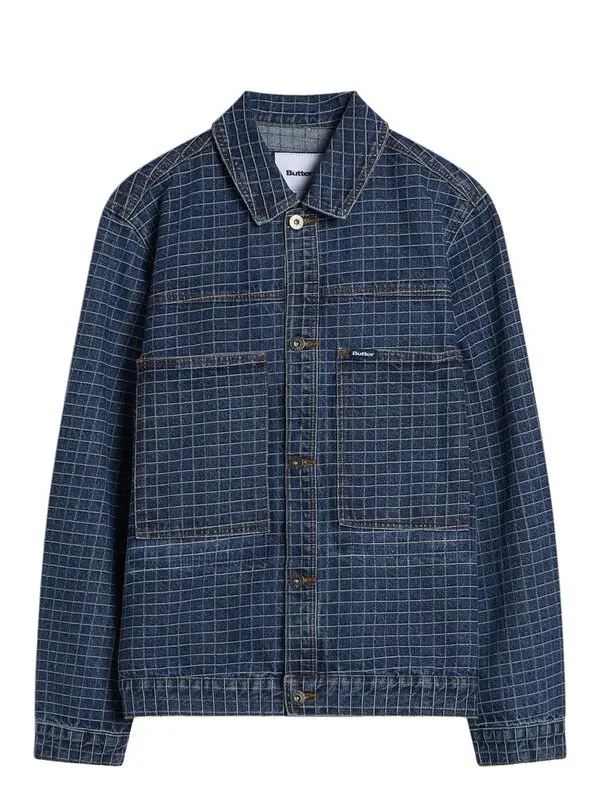 BUTTER GOODS Grid Denim Jacket - Indigo
