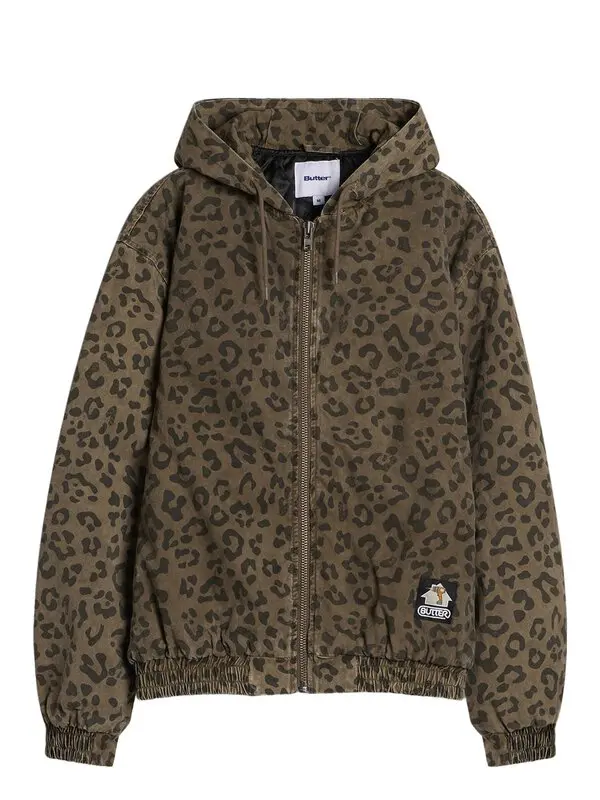 BUTTER GOODS Insulated Work Jacket - Leopard
