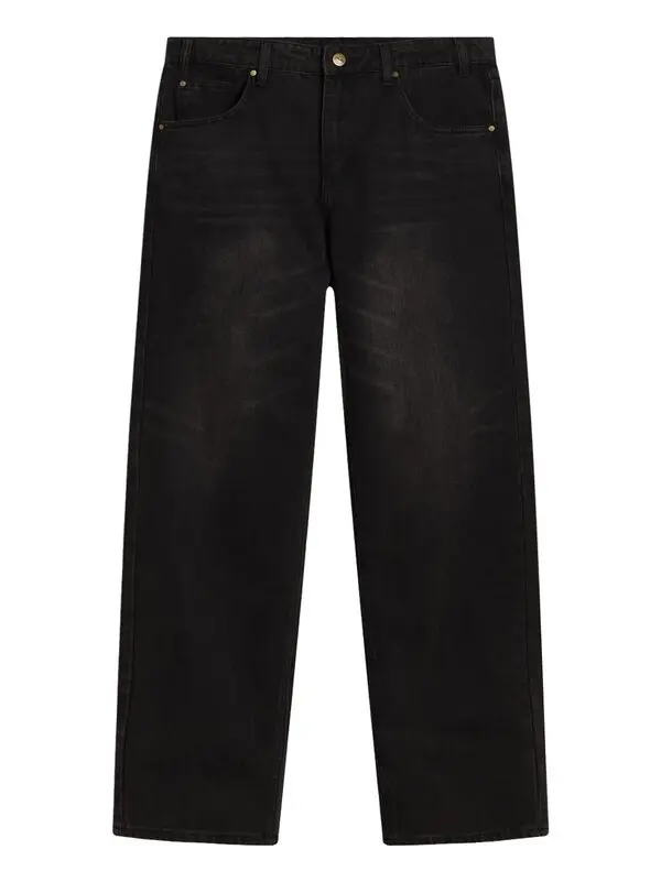 BUTTER GOODS Straight Leg Denim Jeans - Tinted Black