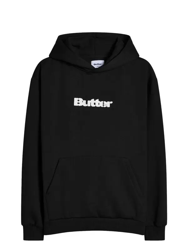 BUTTER GOODS Stencil Logo Hoodie - Black
