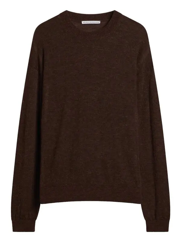 Studio Nicholson Piccoslim Fit Crew Neck - Chestnut