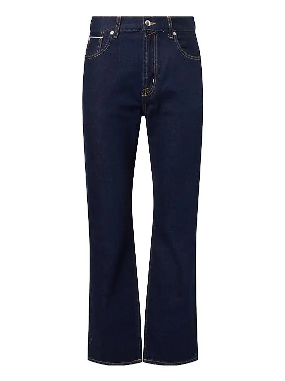 7 For All Mankind Modern Straight-leg Cotton Denim Jeans - Deepline