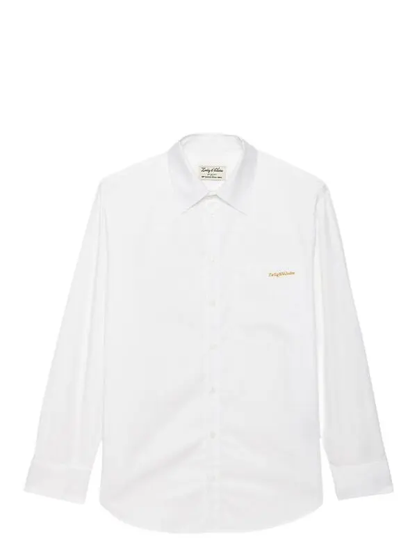 Zadig&Voltaire Morning Brand-embroidered Cotton-poplin Shirt - Judo
