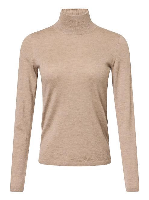Max Mara Polo Neck Cashmere Knit Jumper - Sand