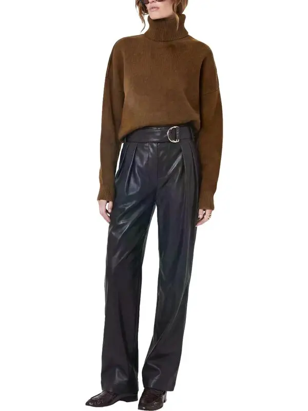 NICHOLAS Drop-shoulders Sweater - Brown