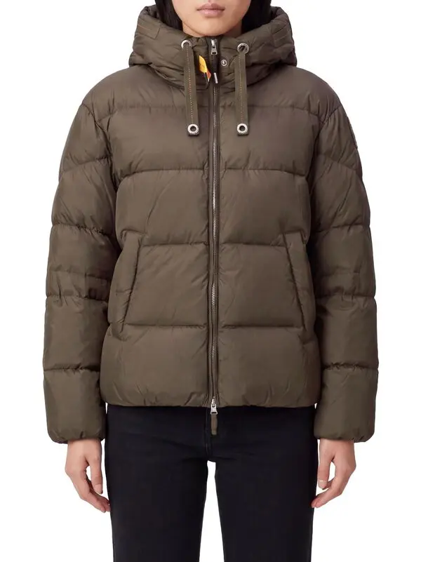 PARAJUMPERS Tilly Hooded Quilted Nylon Down Jacket - Bronze