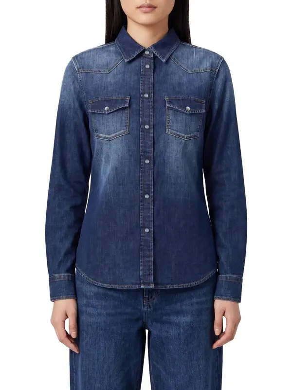 JACOB COHЁN Shirt Colour - Blue