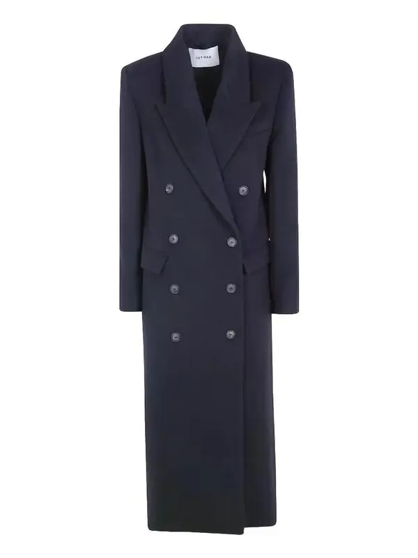 IVY OAK Double-breasted Coat - Black