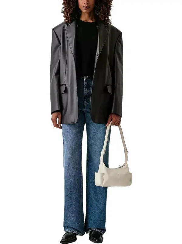 Patrizia Pepe Fly-embellished Raglan-sleeve Sweater - Black