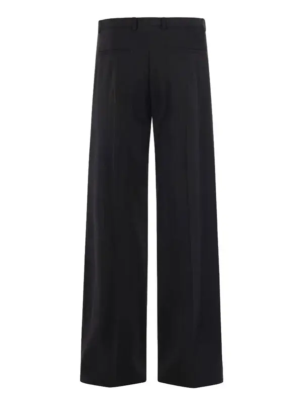 JIL SANDER Wide-leg Tailored Trousers - Black