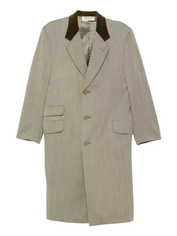 A.N.G.E.L.O. VINTAGE CULT 1990s Single-breasted Coat - Grey