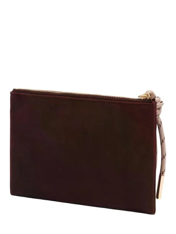 Bimba Y Lola Burgundy Coated Pocket Purse - Red