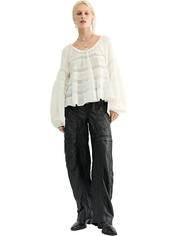 We The Free Definition Workwear Vegan Leather Pants At - Black