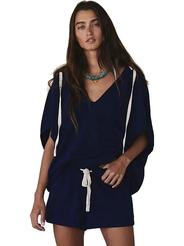 Free People Jaxson Short Set At - Clestial Indigo