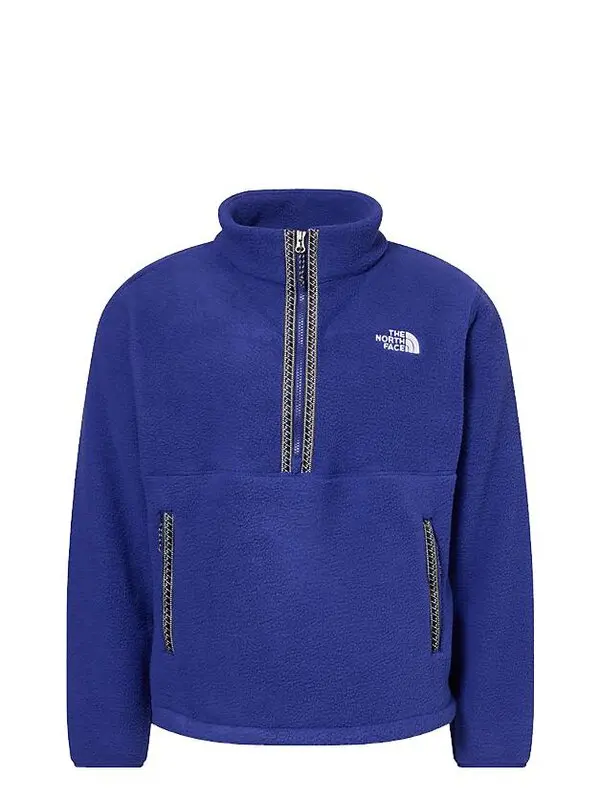 The North Face Fleeski Brand-emboidered Fleece Sweatshirt - Bold Blue