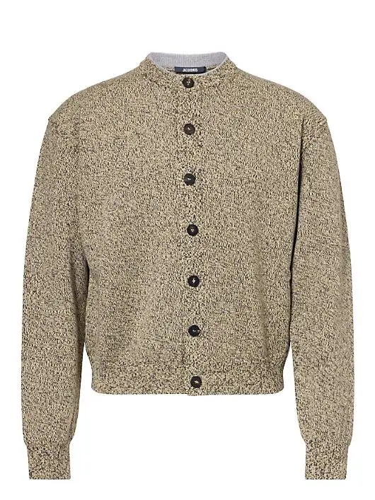 Jacquemus Mottled-knit Wool-blend Jumper - Multi-beige