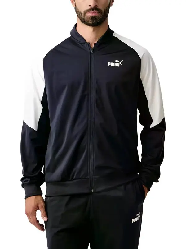 PUMA Logo-print Panelled Tracksuit - Blue
