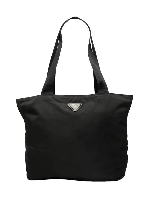 Prada 2000-2013 Tessuto Tote Bag - Black