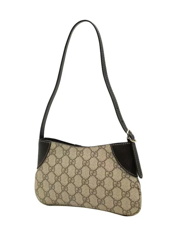 Gucci 2016-2026 Small Gg Supreme Emblem Shoulder Bag - Neutrals
