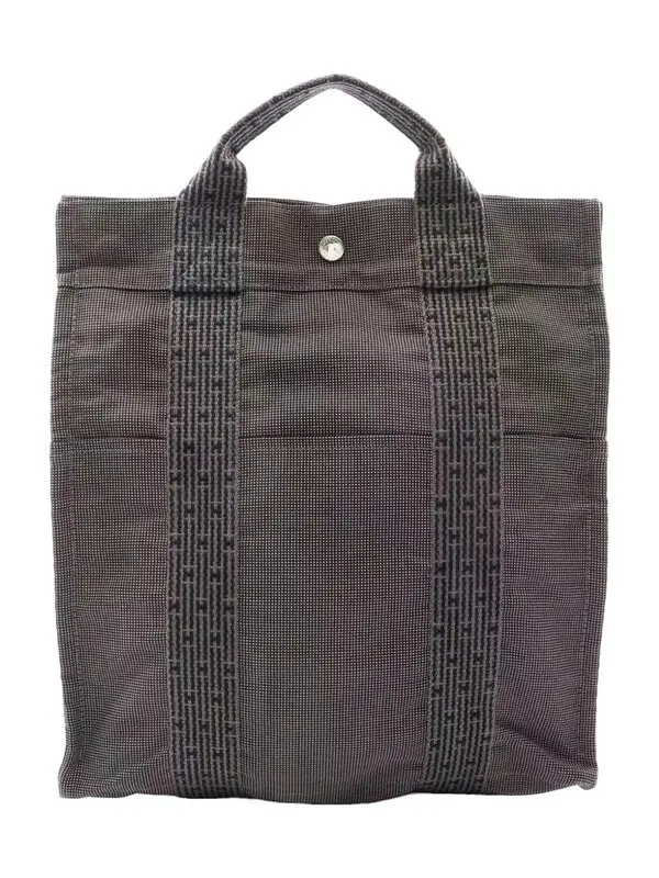 Hermès 2000-2026 Canvas Herline Mm Backpack - Grey