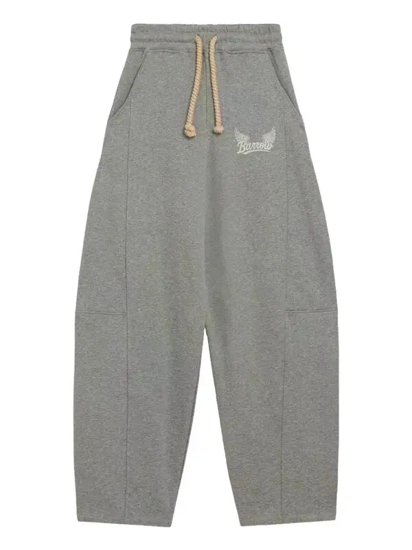 BARROW Logo-print Drawstring Track Pants - Grey